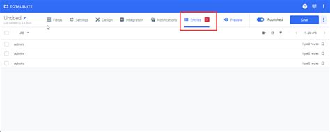Entries Structure And Management Totalsuite Products Documentation