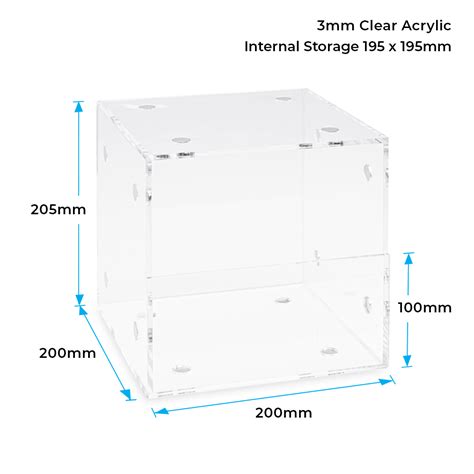 Lucite Display Cubes 20 X 20 X 20cm Ships Same Day