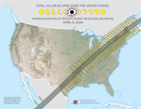 Total Solar Eclipse In North America April 8 2024 Skyearth