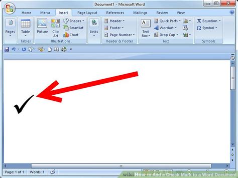 Ways To Add A Check Mark To A Word Document WikiHow