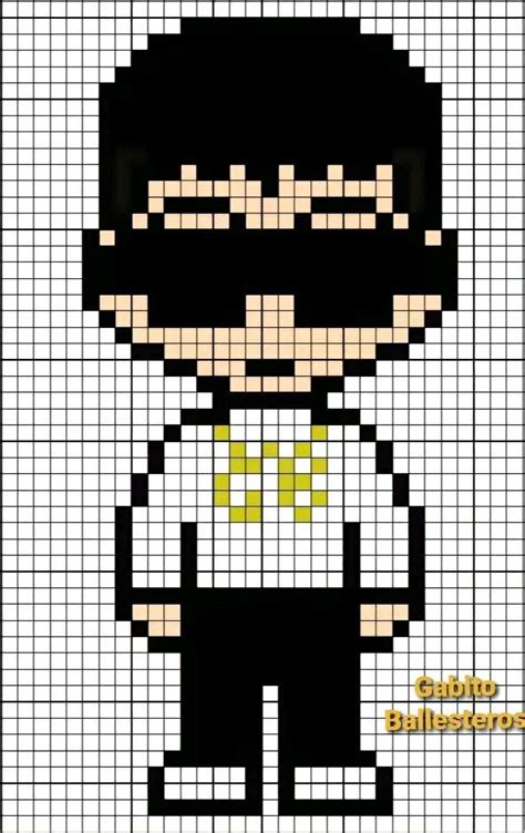 16 Ideas De Pixel Cantantes 🥷🥷 Lindos Dibujos Fáciles Dibujos En