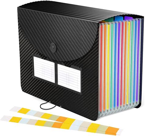 NISUN Pockets File Organizer A Letter Size Paper Folder Expanding File Folder Accordion