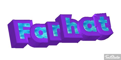 Farhat Name Animated  Logo Designs