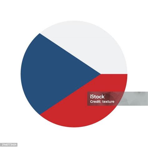 체코 국기 체코 서클 플래그입니다 표준 색상 원형 아이콘입니다 아이콘 디자인 컴퓨터 일러스트레이션 디지털 일러스트레이션 벡터 일러스트 레이 션입니다 Championship에