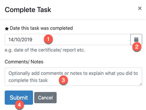 Task Progress Status SafetyToolbox Online