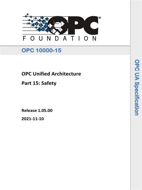 opc ua safety 10000 15 r105 nov21 pdf computing