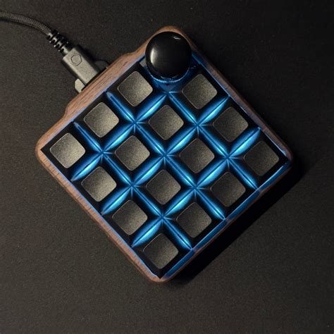 Wood Macropad With Knob Programmable Keys Qmk Vial Etsy