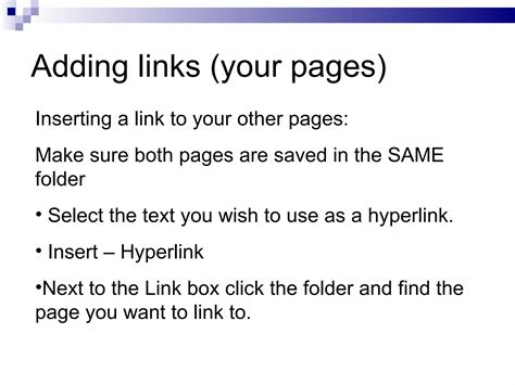 Web Design Lesson 3 Ppt