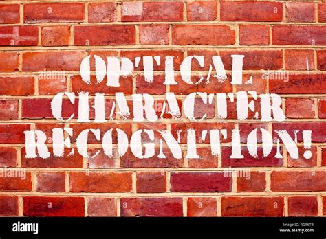 Word Writing Text Optical Character Recognition Business Concept For