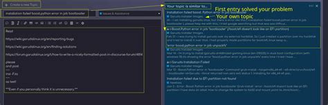 installation failed boost python error in job bootloader garuda