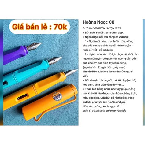 Pen 08 Hoang Ngoc With Bold Sharpened Nib New Model 2024 Shopee Philippines