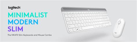 Amazon In Buy Logitech MK Slim Wireless Keyboard And Mouse Combo Modern Compact Layout