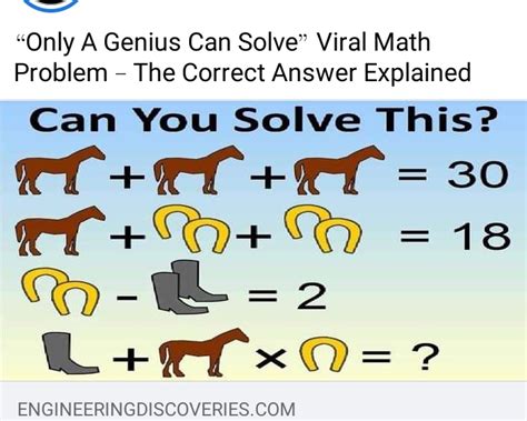 Solved “only A Genius Can Solve” Viral Math Problem The Correct