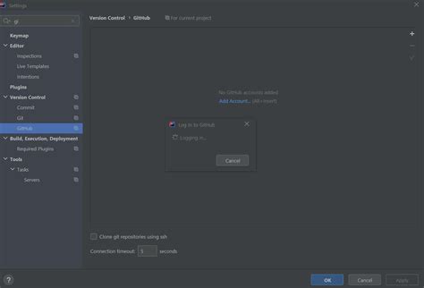 Не могу зайти в Github в Intellij Idea Stack Overflow на русском