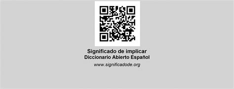 Implicar Diccionario Abierto De Español