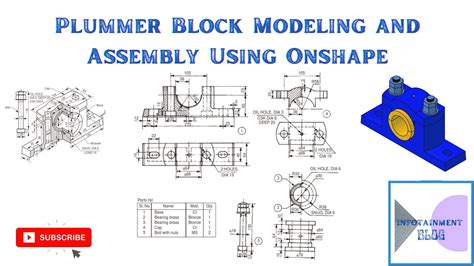 Plummer Block A Pillow Block Bearing Onshape 3d Modeling And Assembly Plummer Block