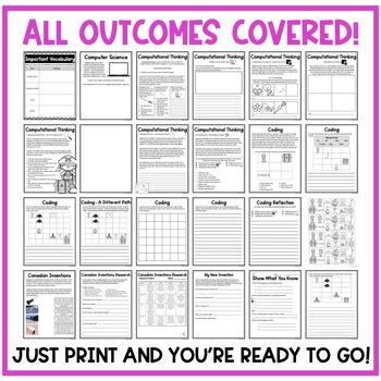 Alberta Science Grade 3 Computer Science BUNDLE By A Pawsitive Teacher