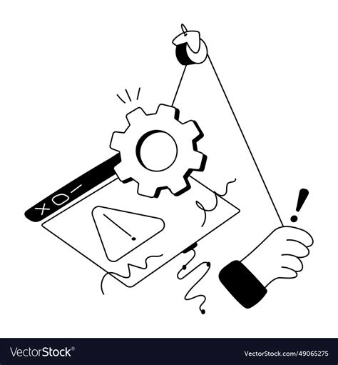 Error Fixing Royalty Free Vector Image Vectorstock
