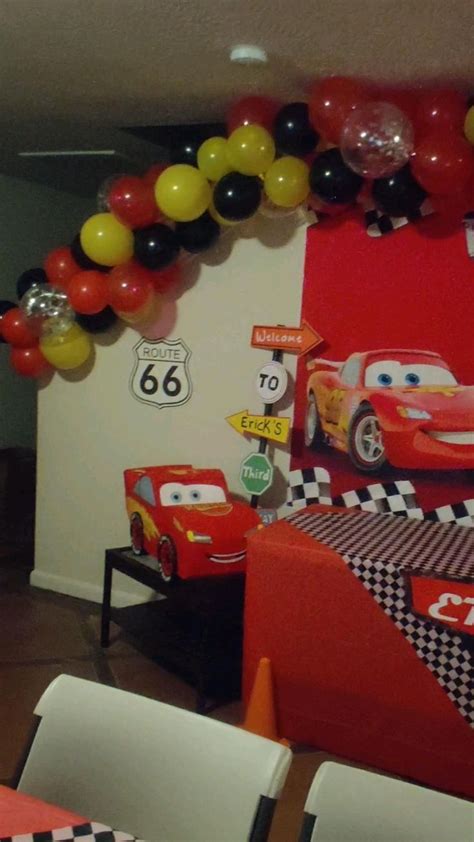Decoración Fiesta Rayo Mcqueen
