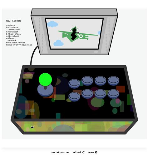 P5js Animation Interactive Arcade Stick Xyzèbre Codage Créatif