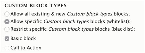 Quick Start Layout Builder Restrictions Drupal Wiki Guide On