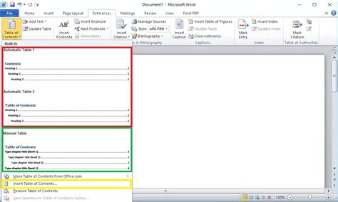 How To Create A Table Of Contents In Word IONOS UK