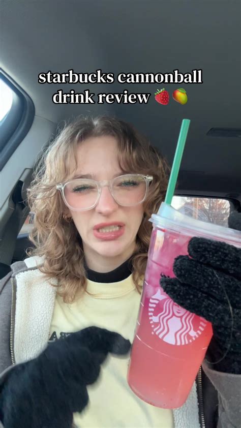 Starbucks Cannonball Drink Review 810 Would Order Again Tiktok