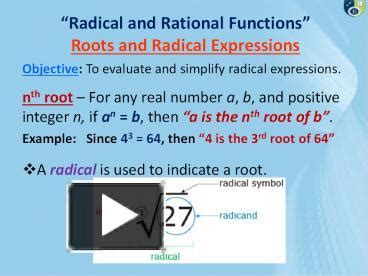 PPT Radical And Rational Functions PowerPoint Presentation Free To Download Id 94c497 Y2Q3N