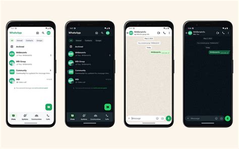 Whatsapp Linterface Fait Peau Neuve Sur Lapplication Android
