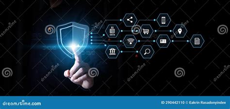 Cyber Security Data Protection Online Computer Network And Personal