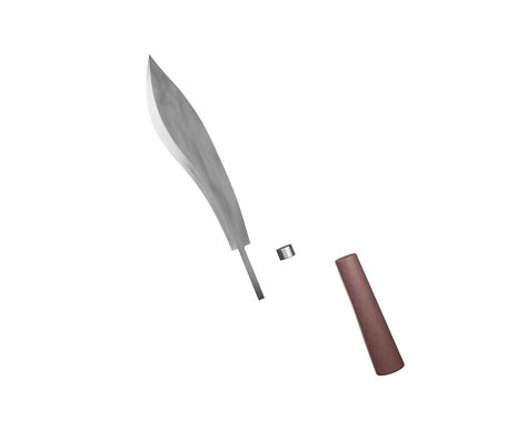 Knife Steel Weapon Handle Wood Low Poly For Free Free 3d Model Cgtrader
