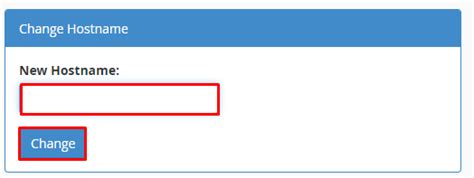 How To Change Hostname Of Server In WHM