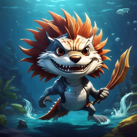 Premium Ai Image Barracuda Illustration Ai Generative