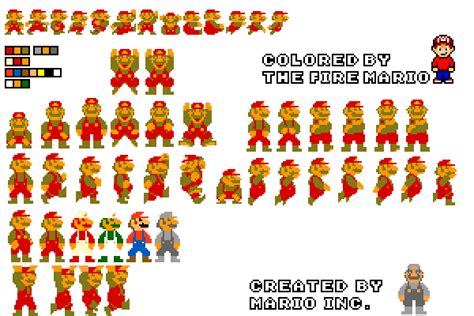 Pixilart Smb Mario Sprite Sheet By Ryannothere