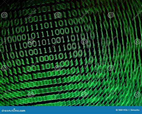 Green Binary Code Royalty Free Stock Photo CartoonDealer Com