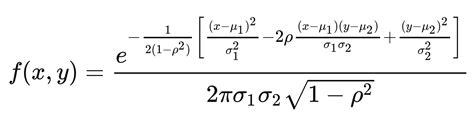 两个相关的正态分布 如何求他们的联合分布概率密度？如下图 知乎