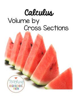 Calculus Volume By Cross Sections Practice Calculus Ap Calculus High Babe Calculus