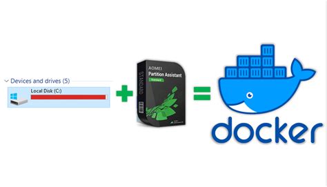 preparing to install docker adding free space to the c disk