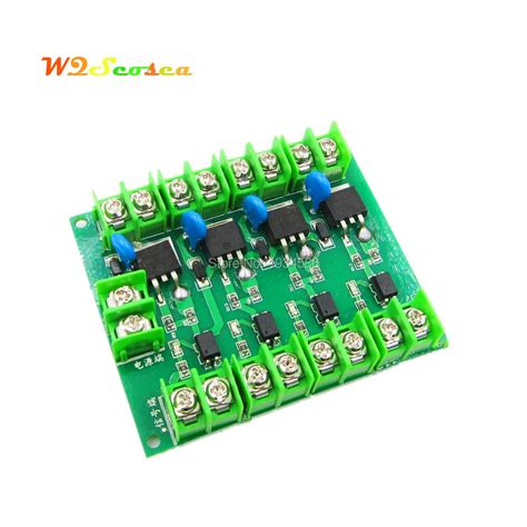 F5305S Mosfet Module PWM Input Steady 4 Channels 4 Route Pulse Trigger Switch DC Controller E