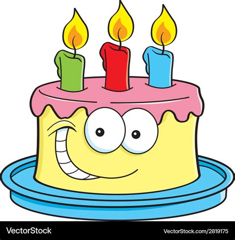 Happy Birthday Cake With Candles Animation