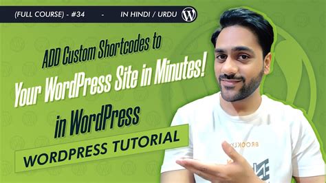 Add Custom Shortcodes To Wordpress No Coding Wordpress Tutorial In Hindiurdu Full Course