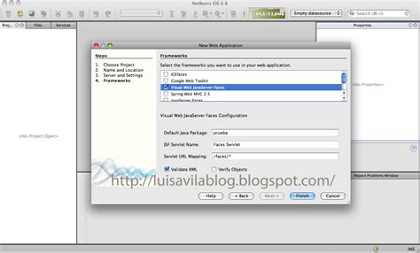 Luis Avila Blog Visual Web En Netbeans 68