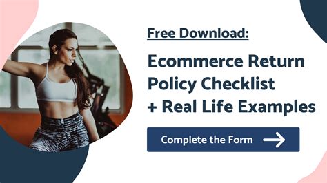 Free Ecommerce Return Policy Checklist For Growing Brands