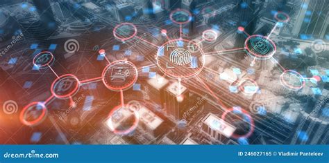 Fingerprint Cyber Security Data Protection Concept Biometric Identification Fingerprint Scanner