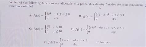Solved The Cumulative Distribution Function For A Continuous Chegg