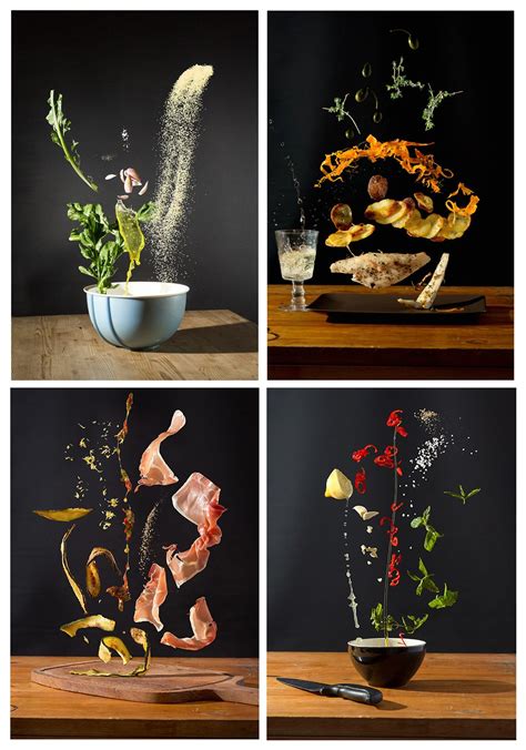 Floating Food Photography