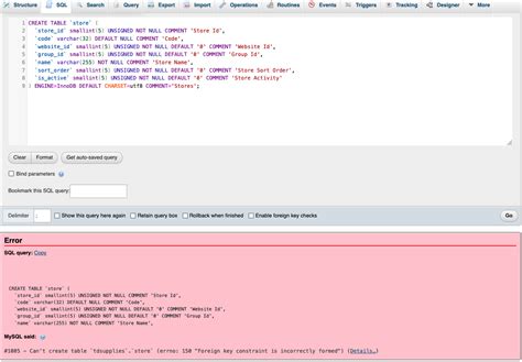 magento 2 2 1 website move database import error 1 magento forums