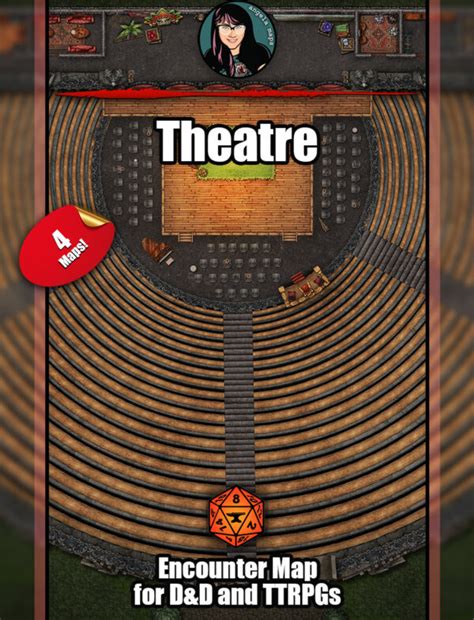 Theatre Battle Map Pack With Foundry Vtt Spooky Action Games Table Top Role Playing Games