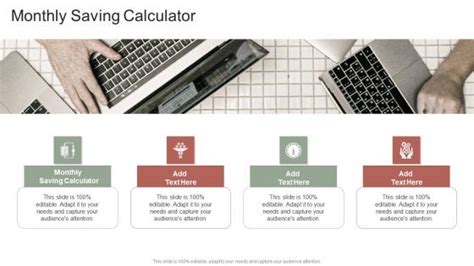 Monthly Saving Calculator Powerpoint Presentation And Slides Slideteam