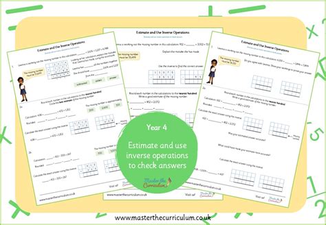 Estimate And Use Inverse Operations Master The Curriculum